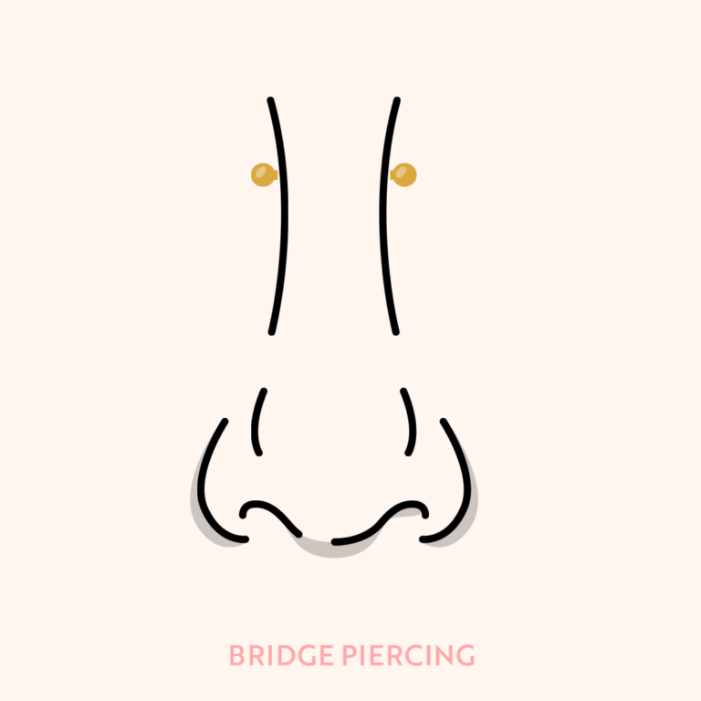 A Guide to Bridge Piercings: Pain, Jewellery, and More - Essential ...